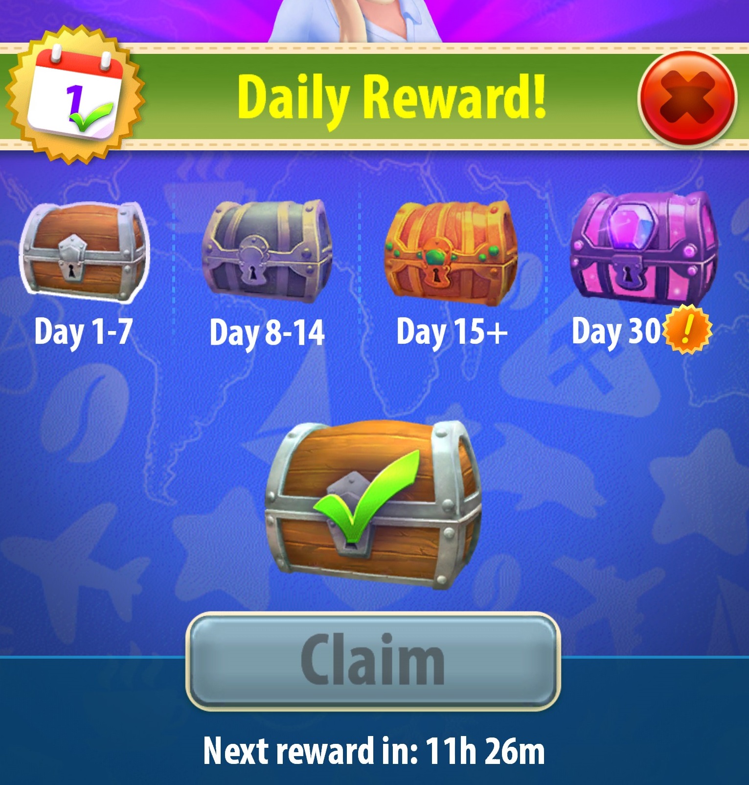 Daily Rewards (Treasure Chests) – Gummy Drop!